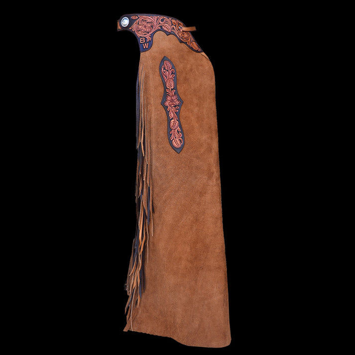 Chestnut Batwing Chaps – Joey Jemison Custom Leather